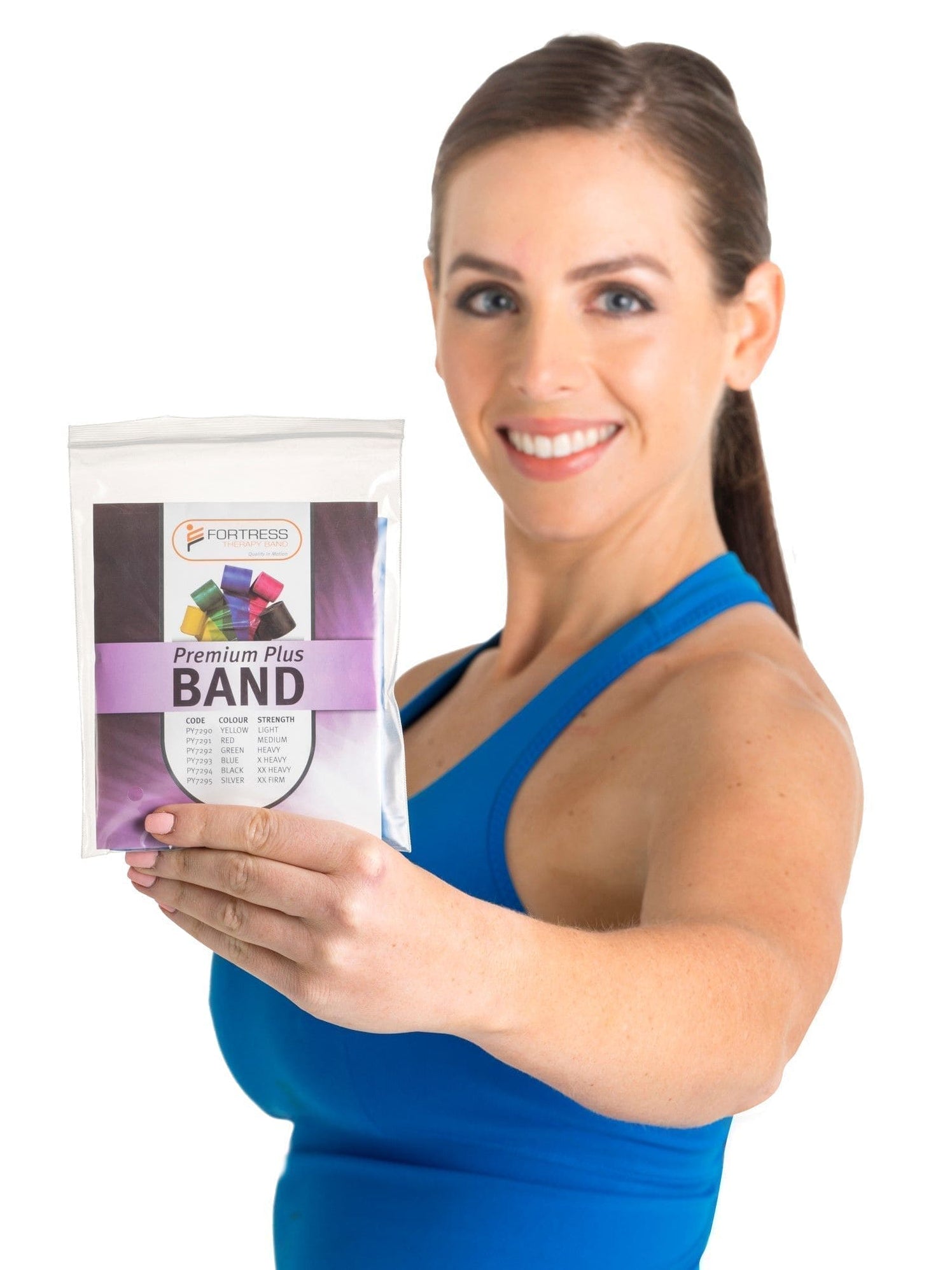 Fortress Rehabilitation Premium Plus Resistance Band - 1.5 metre - Sin ...